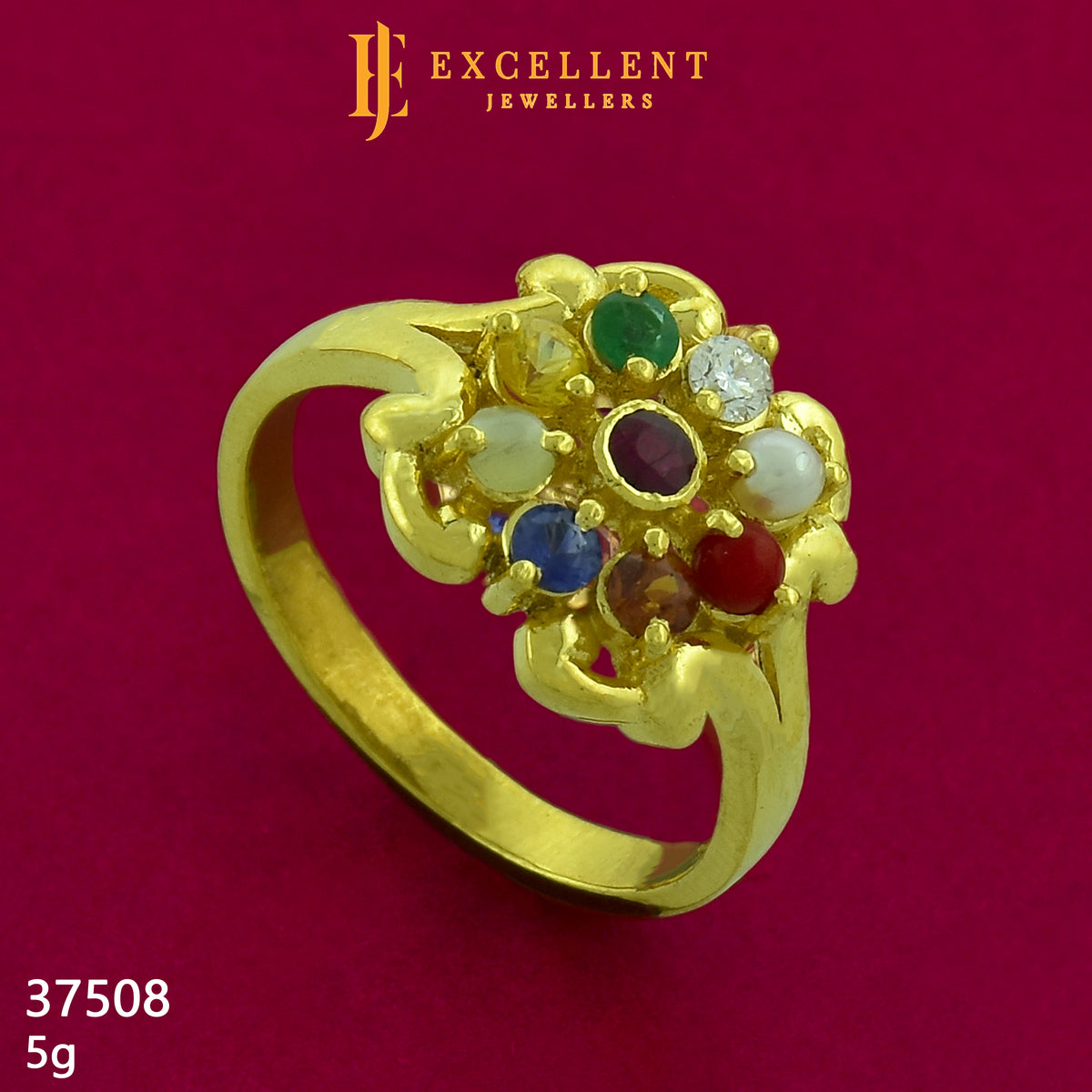 Ring Navaratnam - 064 – Excellent Jewellers