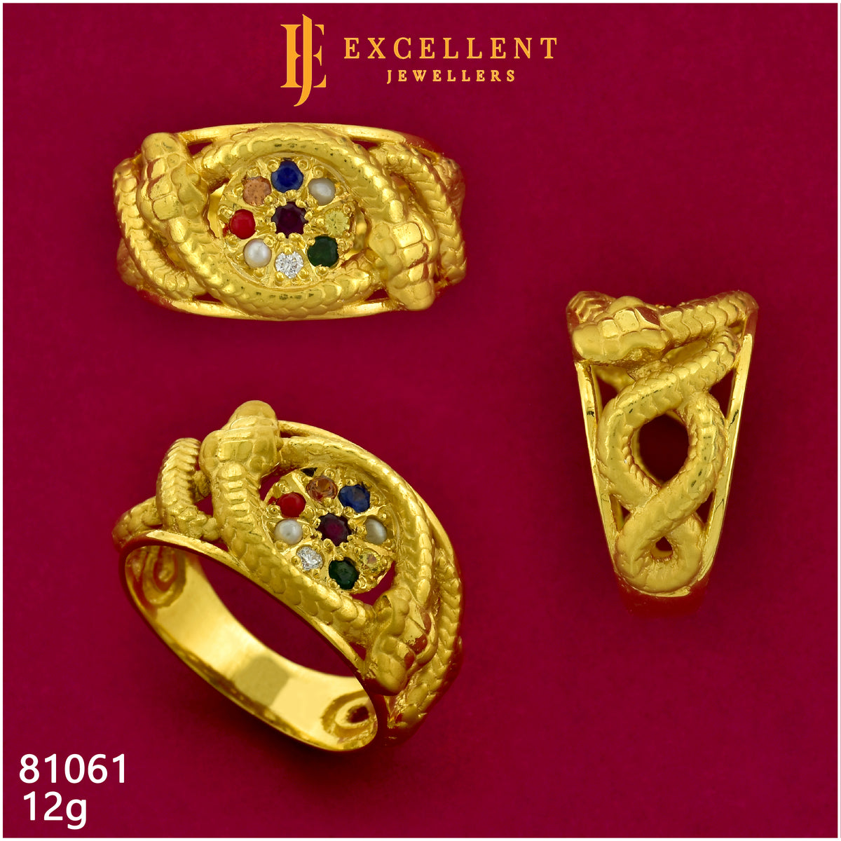 Ring Navaratnam - 065 – Excellent Jewellers